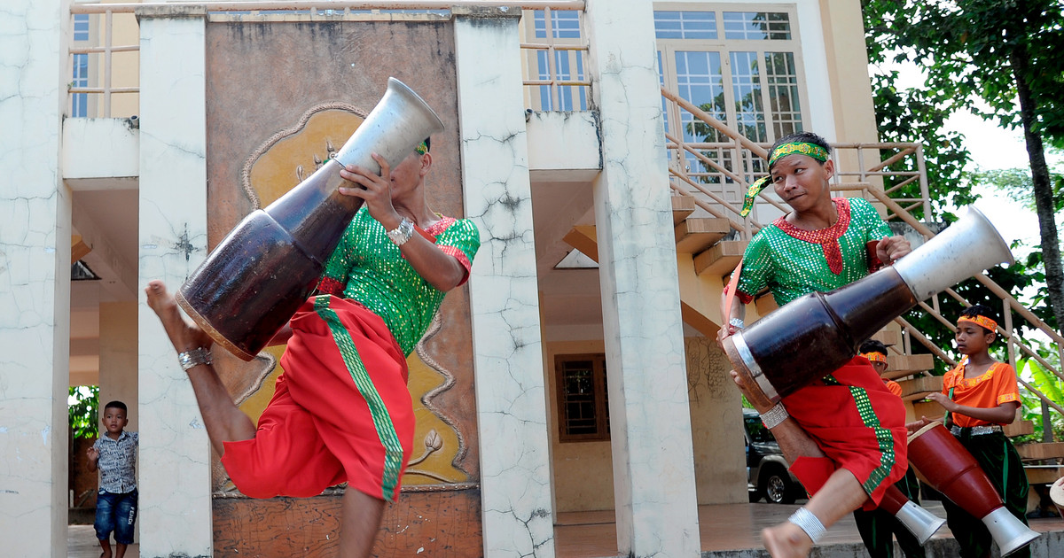 Múa trống Chhay-dăm - Di sản văn hóa phi vật thể quốc gia | Báo ảnh Dân tộc và Miền núi