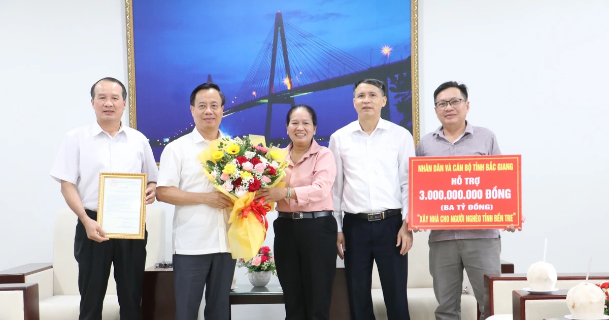 Bắc Giang hỗ trợ Bến Tre xây dựng nhà ở cho hộ khó khăn | Báo ảnh Dân ...